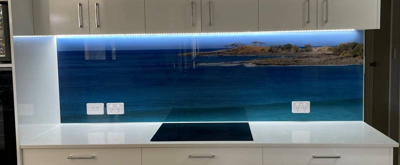 Digital Printed Vinyl Splashbacks • Harbour Glass