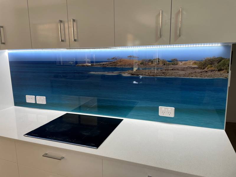 Digital Printed Vinyl Splashbacks • Harbour Glass